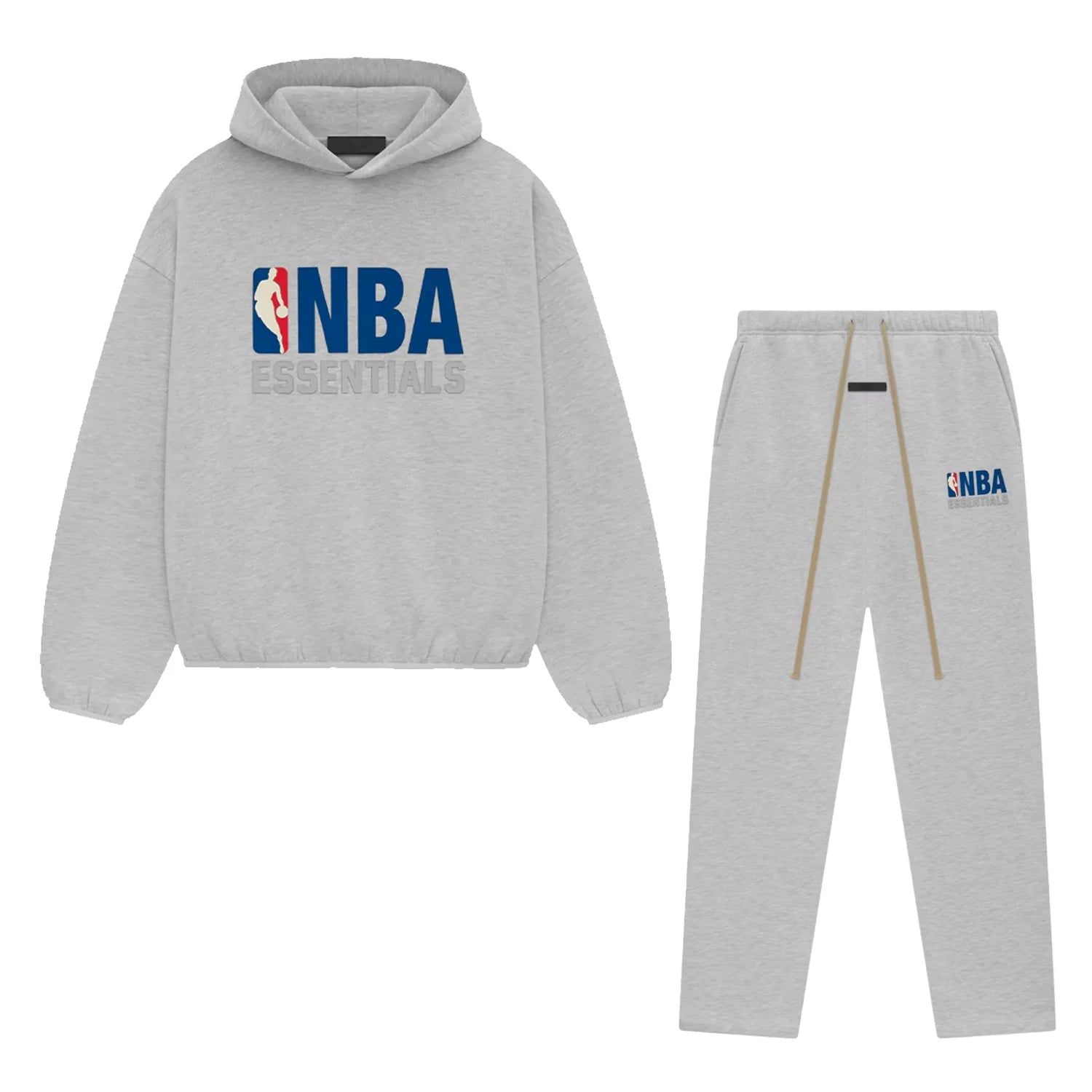 Fear of God Essentials NBA FW24 - Unisex - Light Heather - Full Set ...